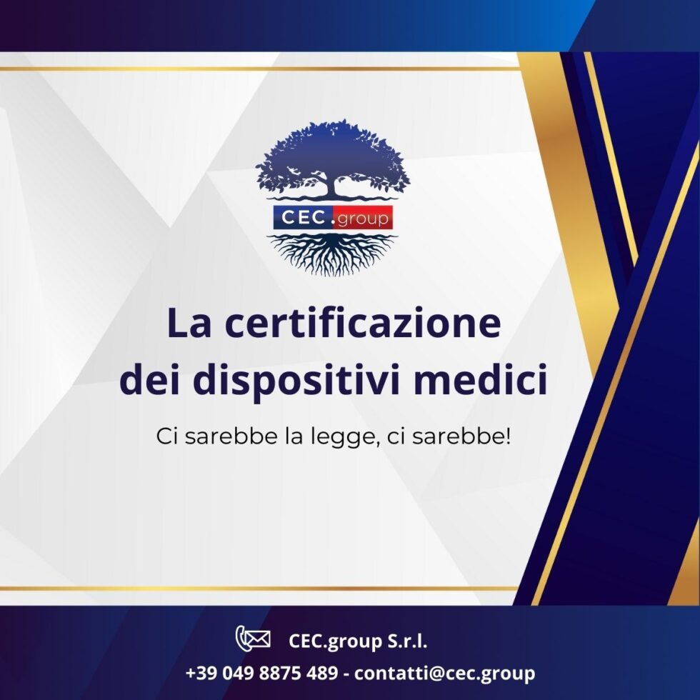 Marcatura CE dispositivi medici classe I - CEC.Group Ti aiuta